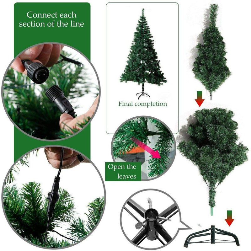 The Seasonal Aisle Iola Lincoln Pine Artificial Bushy Looking Green ...