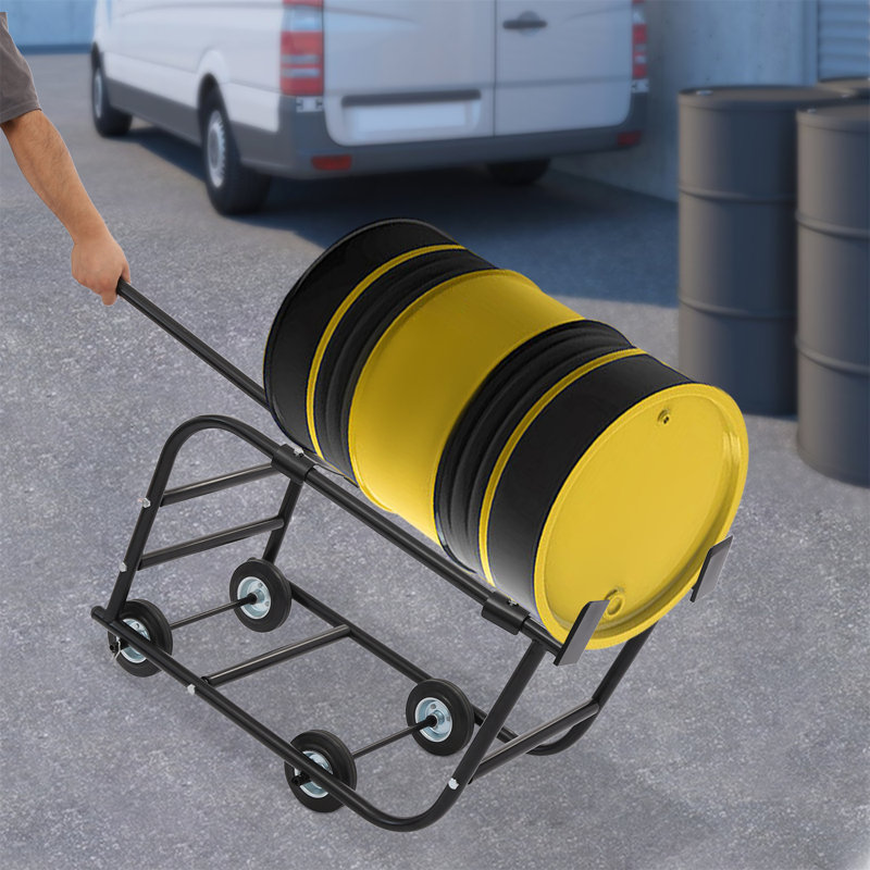 YINXIER 55Gal Drum Cradle Truck With Wheels | Wayfair