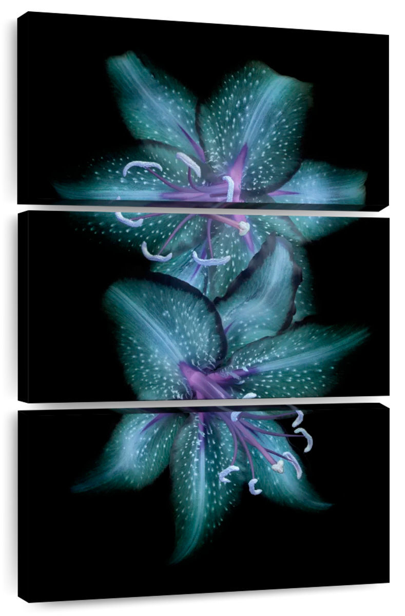 Elephant Stock Abstract Lily Flowers | Wayfair