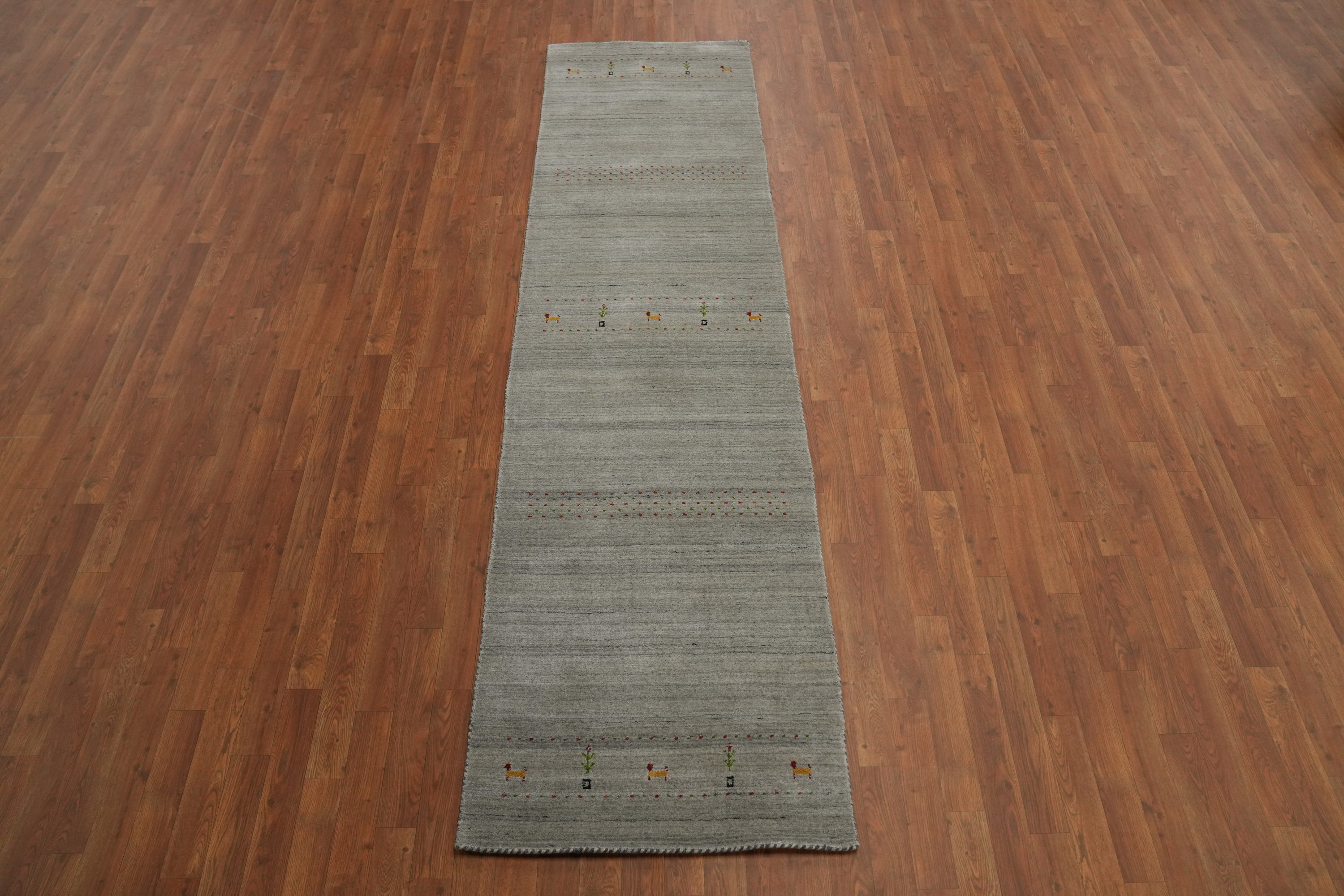 Isabelline Little Animals Wool Tribal Oriental Runner Rug 3x10 | Wayfair