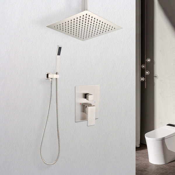 ACME Furniture Thermostatic Complete Shower System with Rough in-Valve ...