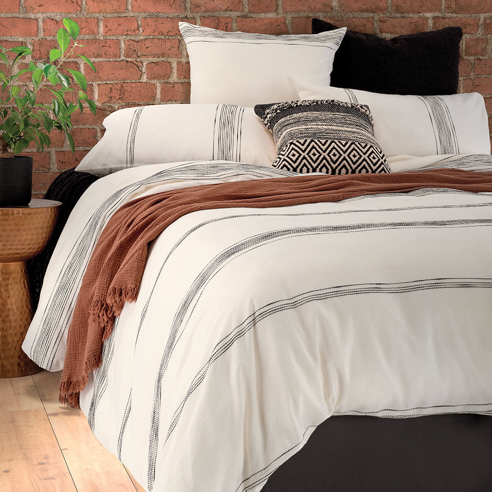 Brunelli Satsuki ivory duvet cover set - Wayfair Canada