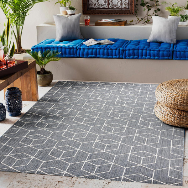 Corrigan Studio Tuleta White/Grey Rug | Wayfair.co.uk