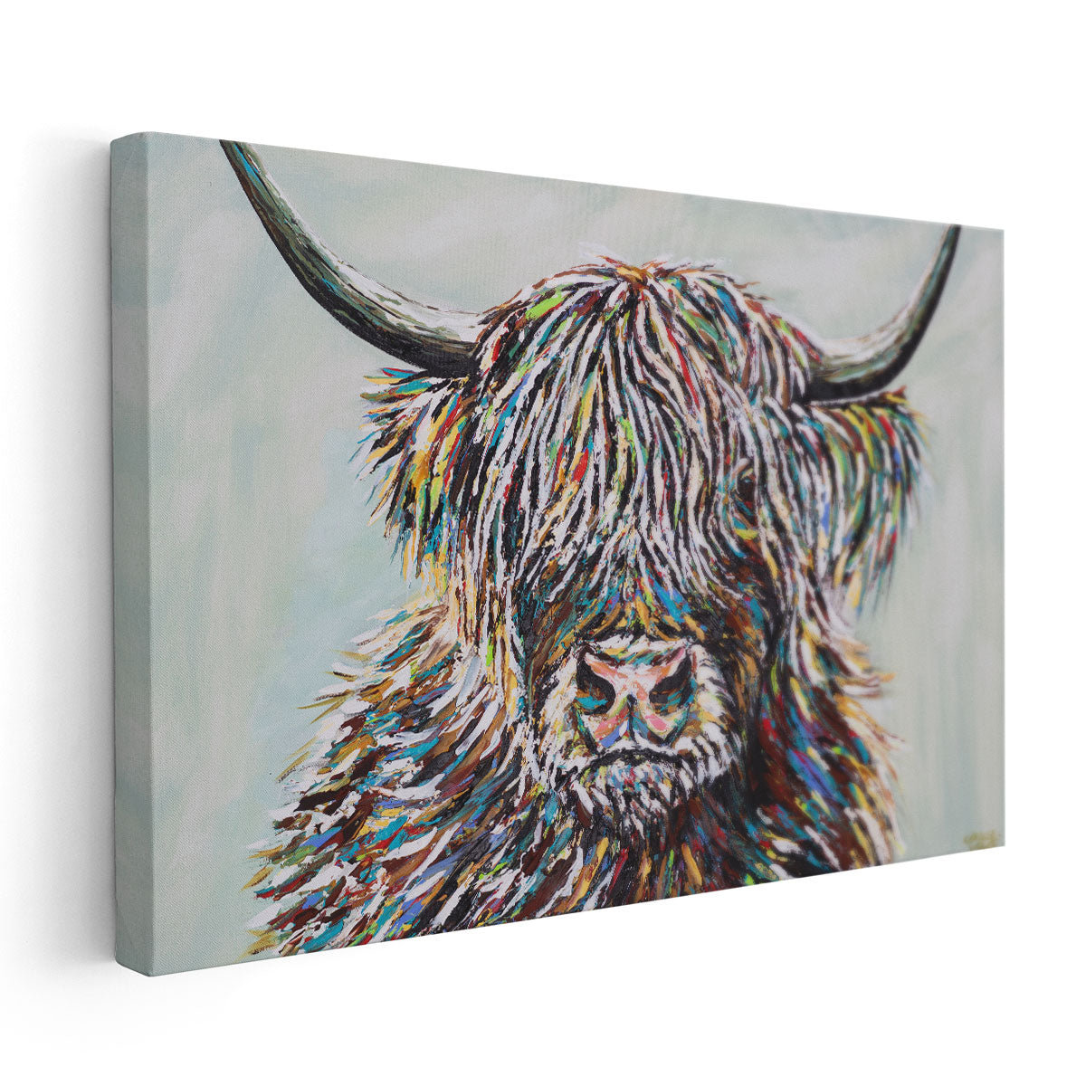 Union Rustic Woolly Highland II - Canvas Print Wall Art | Wayfair