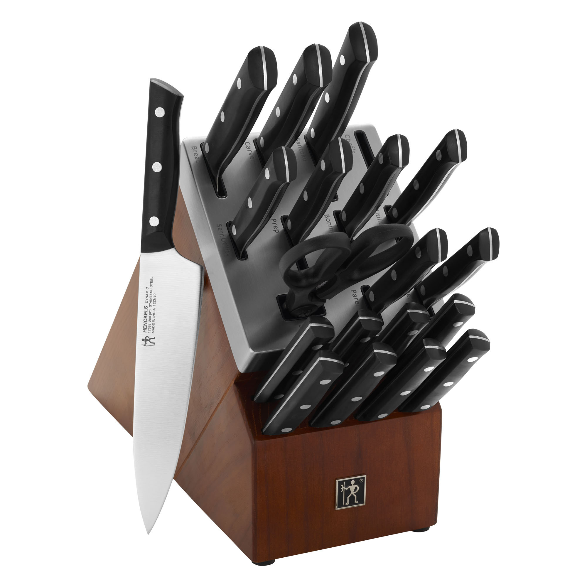 HENCKELS Dynamic 20-Piece Self-Sharpening Knife Block Set & Reviews ...