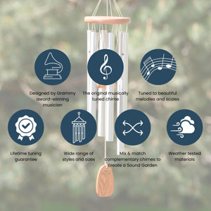 Woodstock Chimes Metal Abstract & Geometric Wind Chime & Reviews | Wayfair