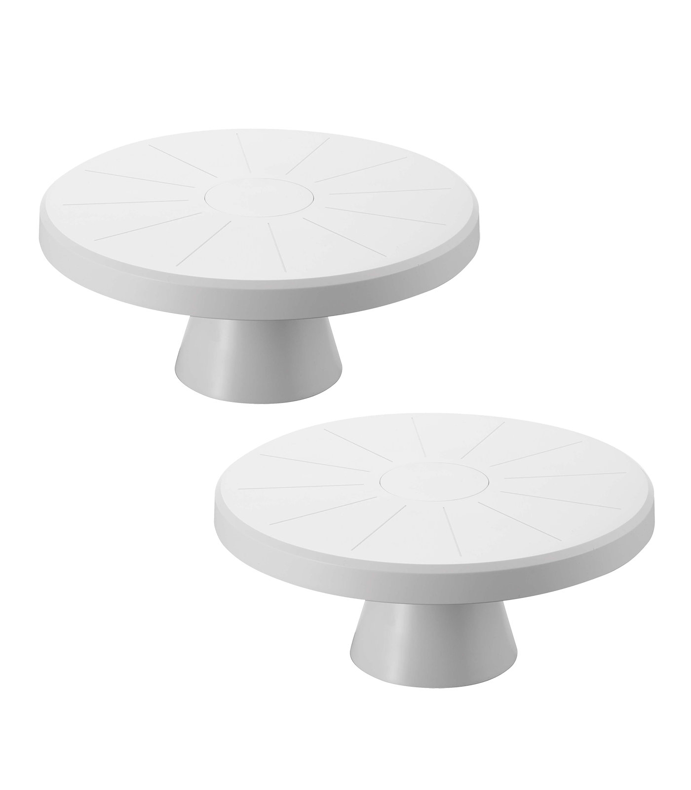 Yamazaki Home Plastic 9" Round, Stackable Cake And Dessert Stand ...