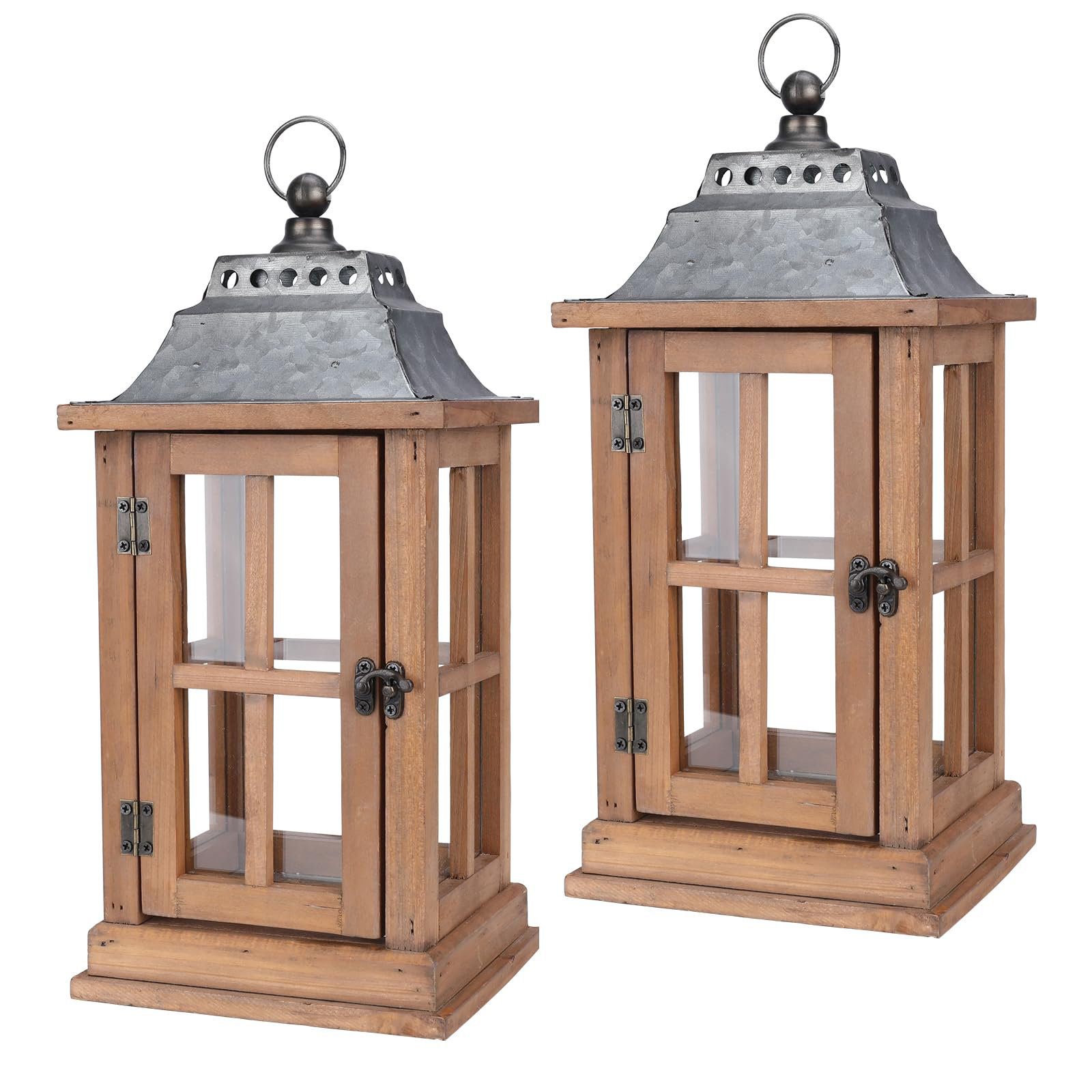 August Grove® Lantern Decorative (Set Of 2) - 15In IP65 Waterproof ...