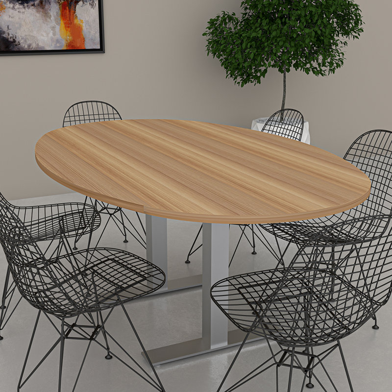 Skutchi Designs, Inc. Black Oval Conference Table | Wayfair