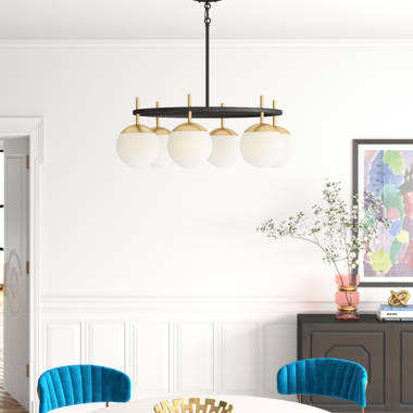 George Oliver Calfee 12 - Light Sputnik Modern Linear Chandelier ...