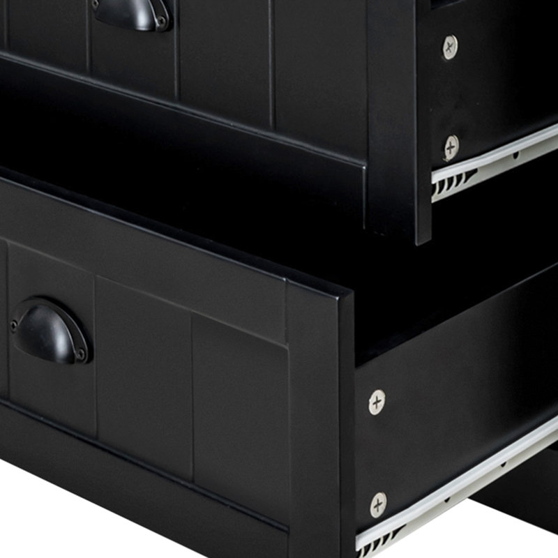 Latitude Run® Kahmyah Classic Horizontal Wooden Dresser - 6 Drawers ...