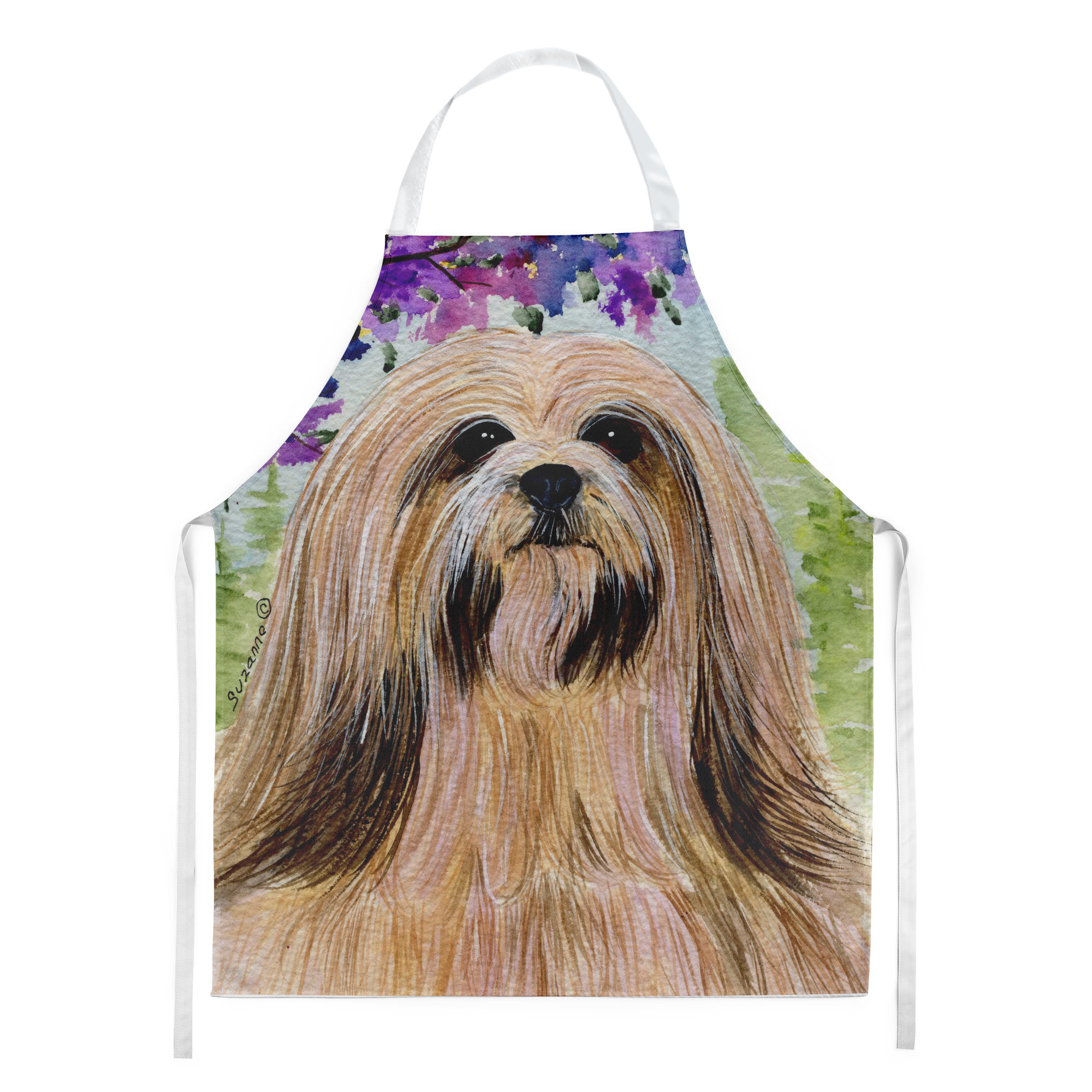 Winston Porter Lhasa Apso Apron | Wayfair