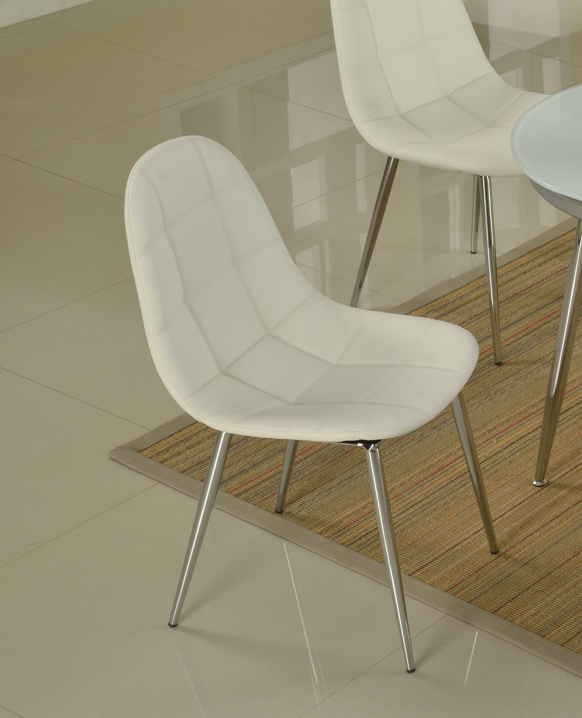 Ebern Designs Chaise d'appoint capitonnée avec siège baquet Jainil ...