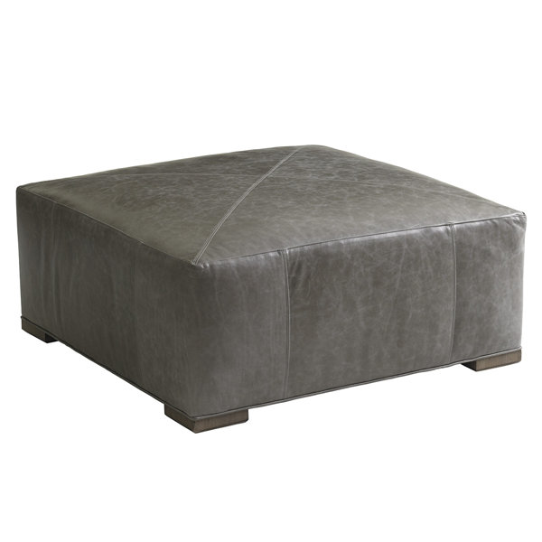 Lexington Shadow Play Melina Leather Ottoman | Perigold