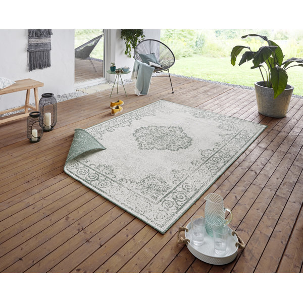Northrugs Cebu Flatweave Faded Green Rug & Reviews | Wayfair.co.uk