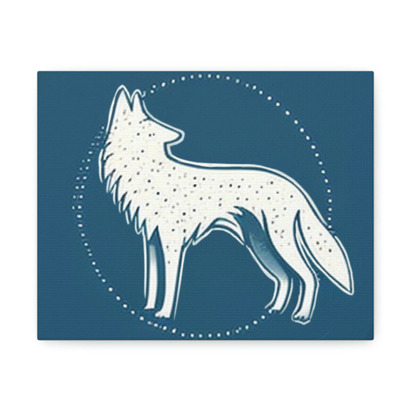 Loon Peak® Wolf by Kelly Johnson - Wrapped Canvas Graphic Art | Wayfair
