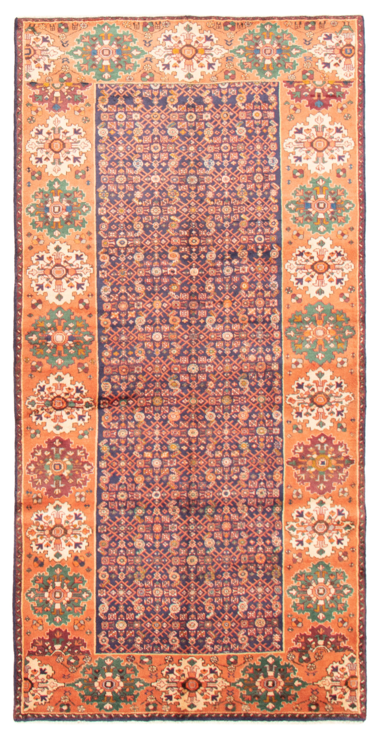 Isabelline Nour Vintage Dark Navy Rug 5'0" X 10'0" | Wayfair