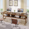 Inbox Zero Xochitl 78.74'' W Extra Long Computer Desk with Storage ...