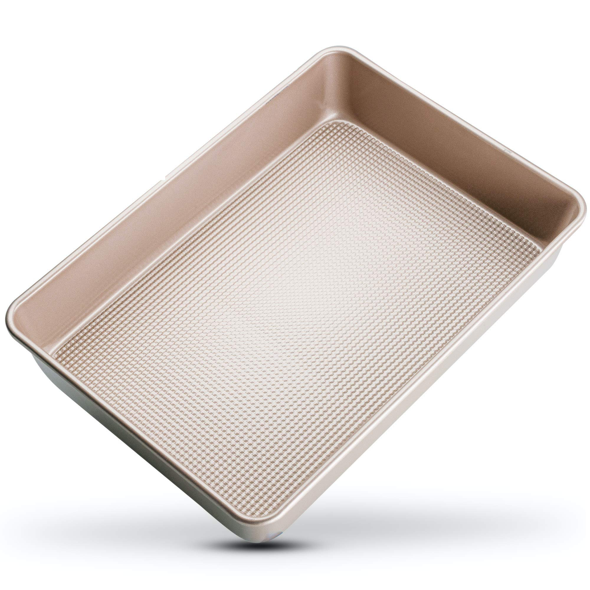 shuoli 9X13 Inch Cake Baking And Brownie Pan - Easy Cleaning And Low ...
