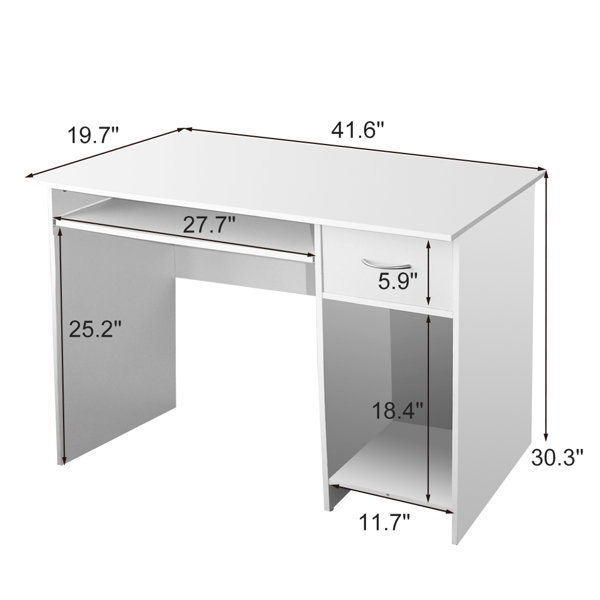 Wade Logan® Bleda Computer Desk | Wayfair
