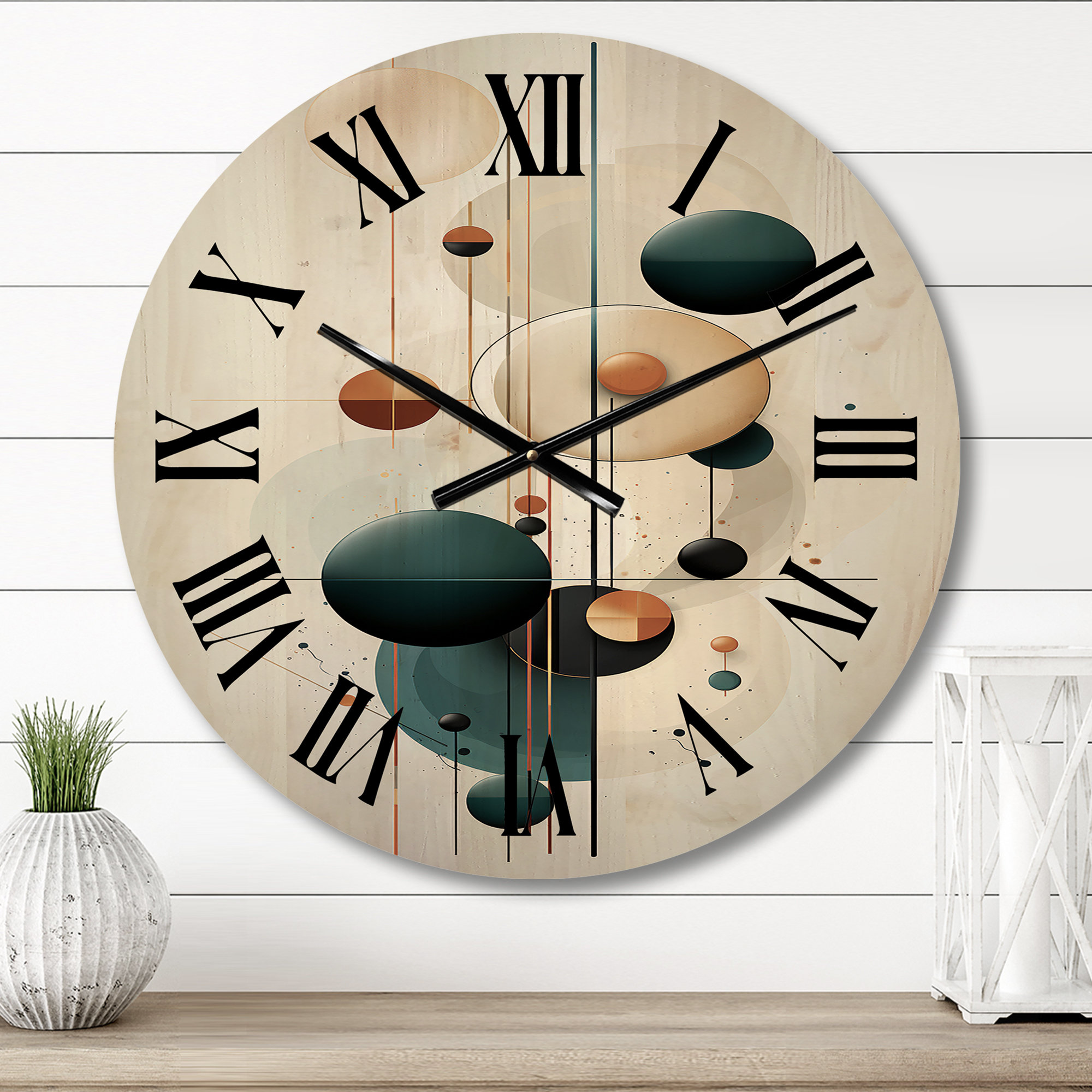 East Urban Home Sweet Serenity Circular Minimal Geometry - Modern ...