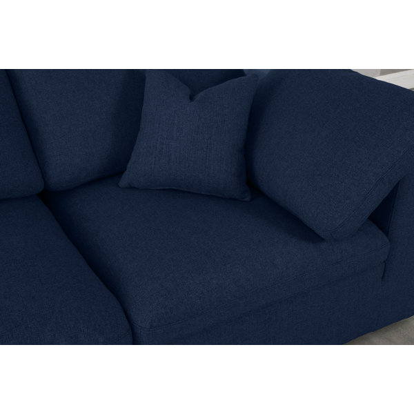 Latitude Run® Burrows 4 - Piece Upholstered Sectional & Reviews | Wayfair