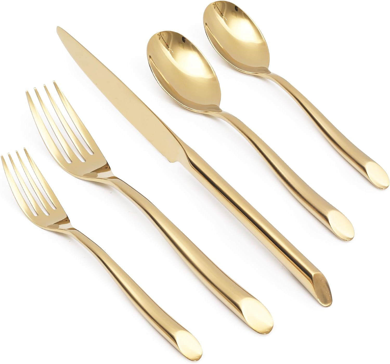 Xiangong Silverware 20 Piece Stainless Steel Flatware Set Cutlery Set ...