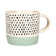 Nicola Spring - Dipped Dotty Stoneware Coffee Mug - 385ml | Wayfair.co.uk