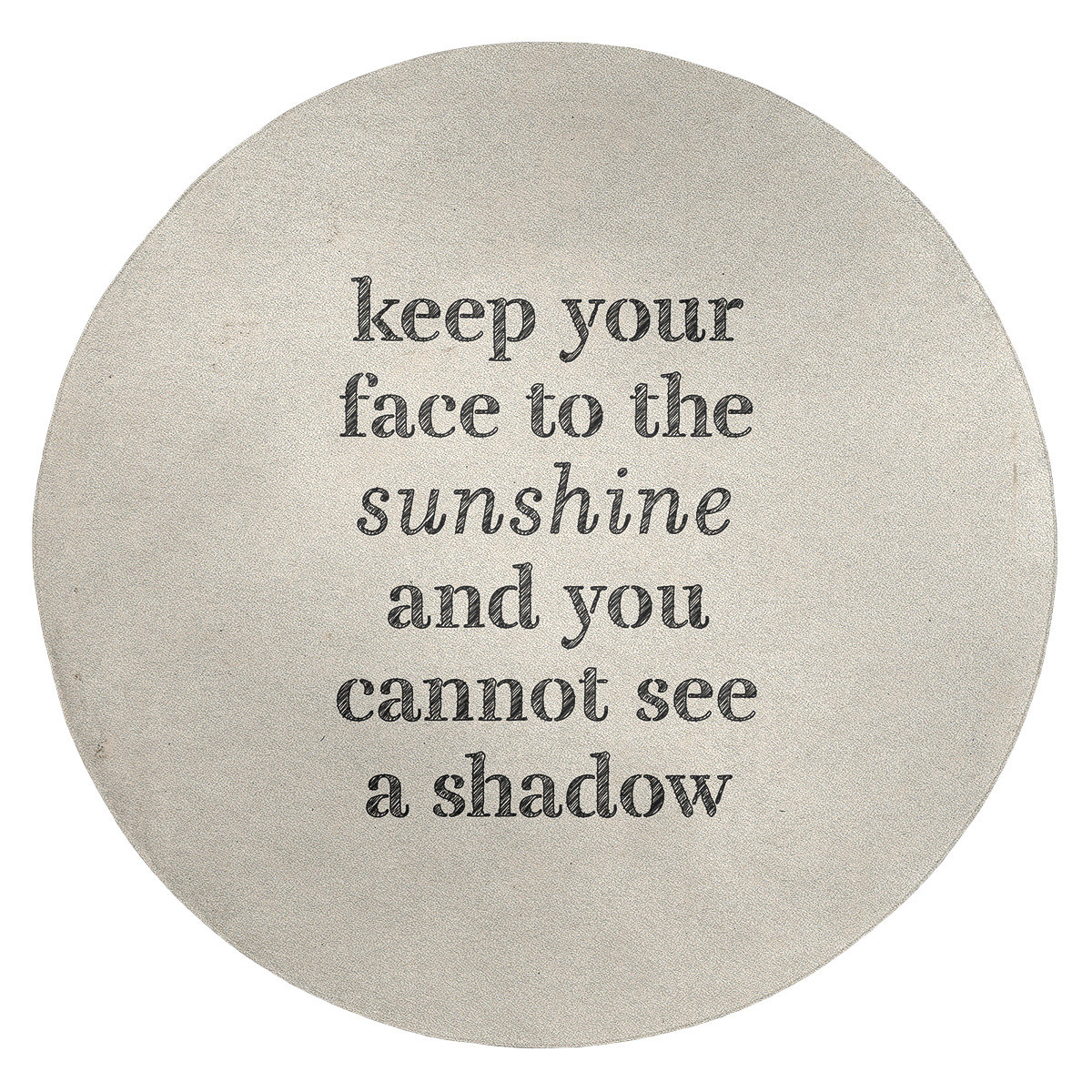 East Urban Home Quotes Handwritten Optimism Inspirational Quote Poly ...