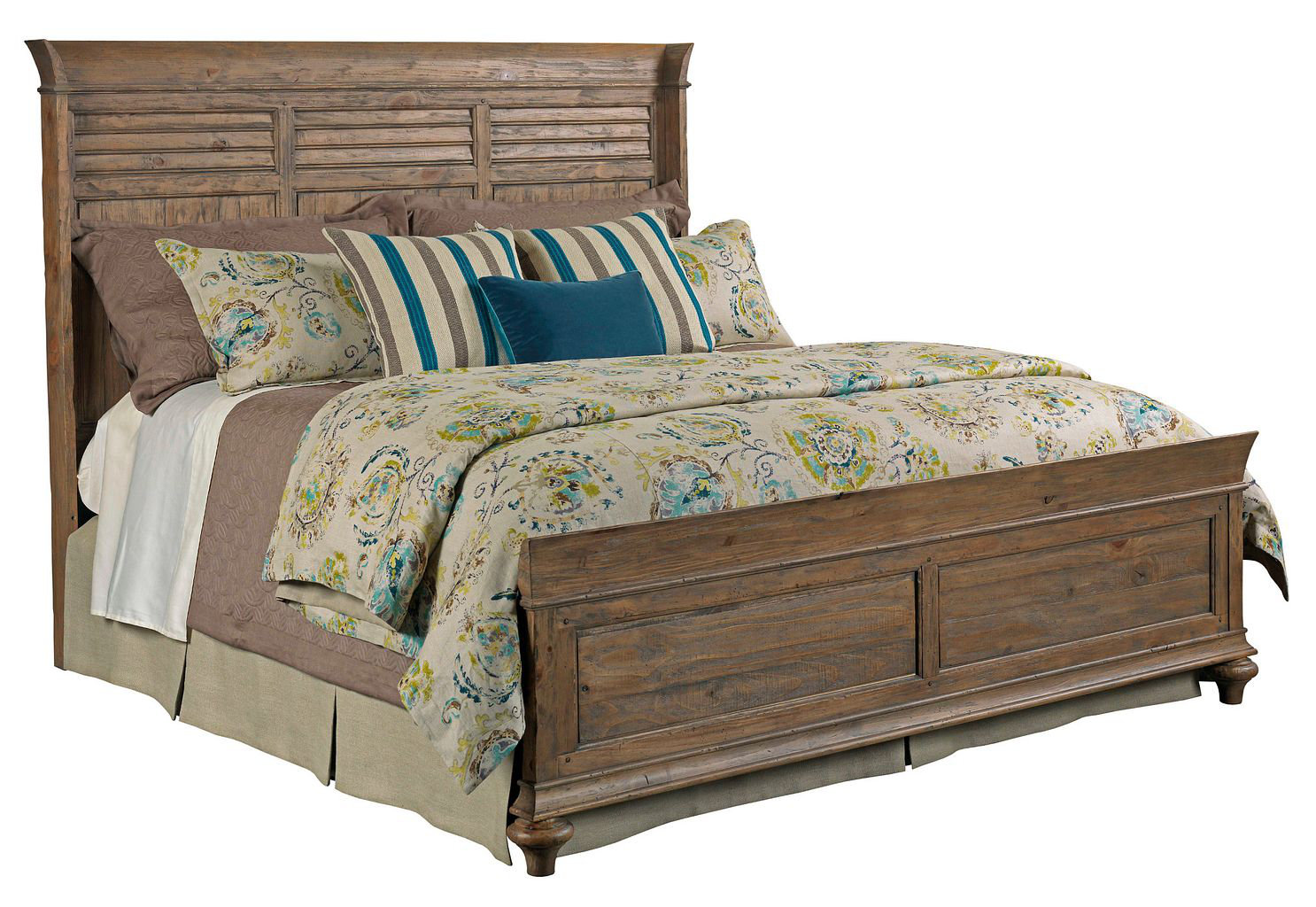 One Allium Way® Angelika Metal Wingback Bed | Wayfair