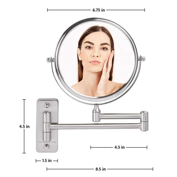 Ovente Circle Magnifying Makeup/Shaving Mirror & Reviews | Wayfair
