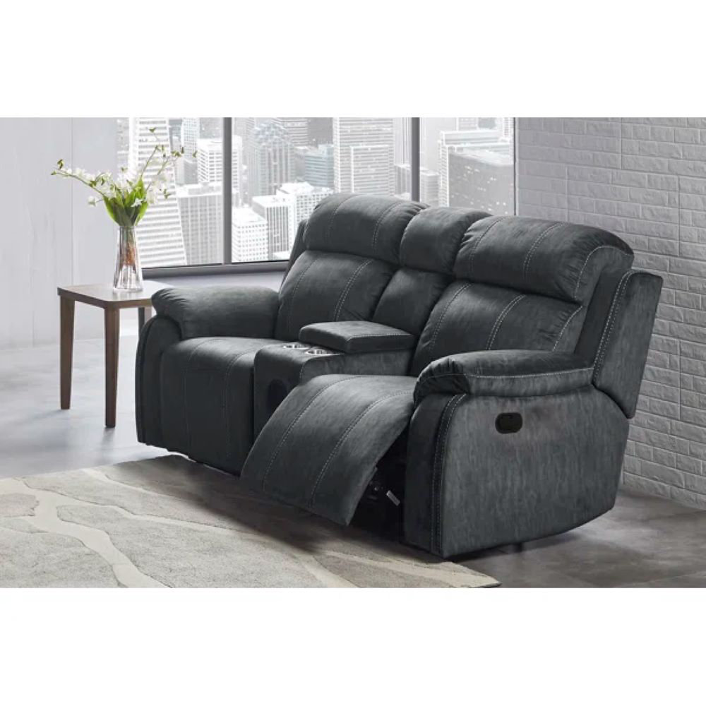 Red Barrel Studio® Bryne 77.5" Pillow Top Arm Reclining Loveseat | Wayfair