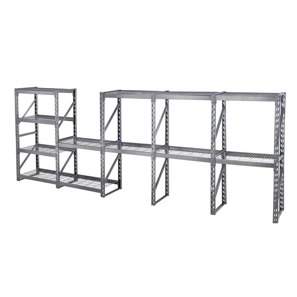 FlexiRack 41'' W Steel Height -Adjustable Storage Rack | Wayfair