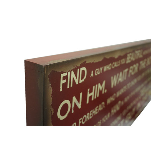 AttractionDesignHome Find a Guy Wood Wall Décor | Wayfair