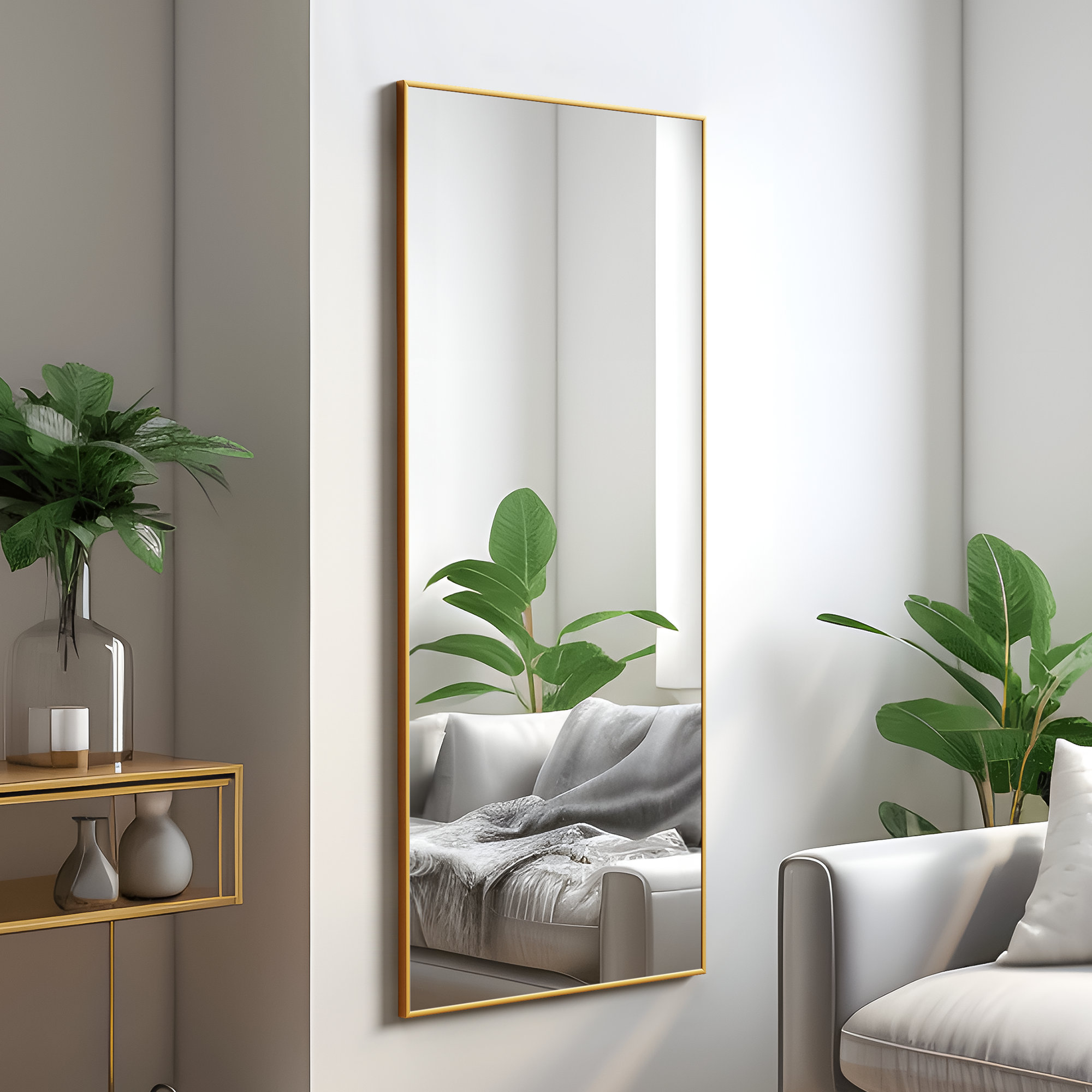 Ebern Designs Newtown Modern & Contemporary Full Length Mirror ...