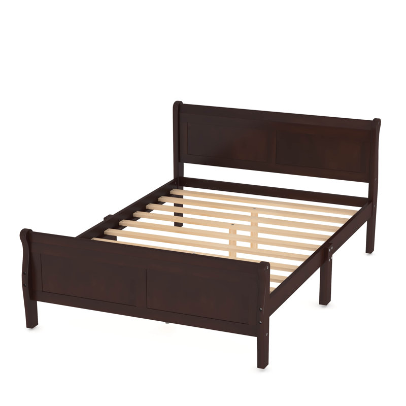 Charlton Home® Anibelle Full size wood platform bed | Wayfair
