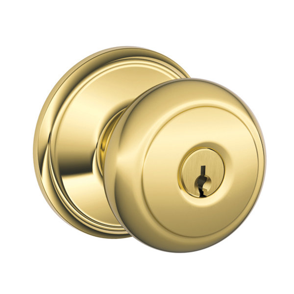 Schlage Andover Keyed Door Knob | Wayfair