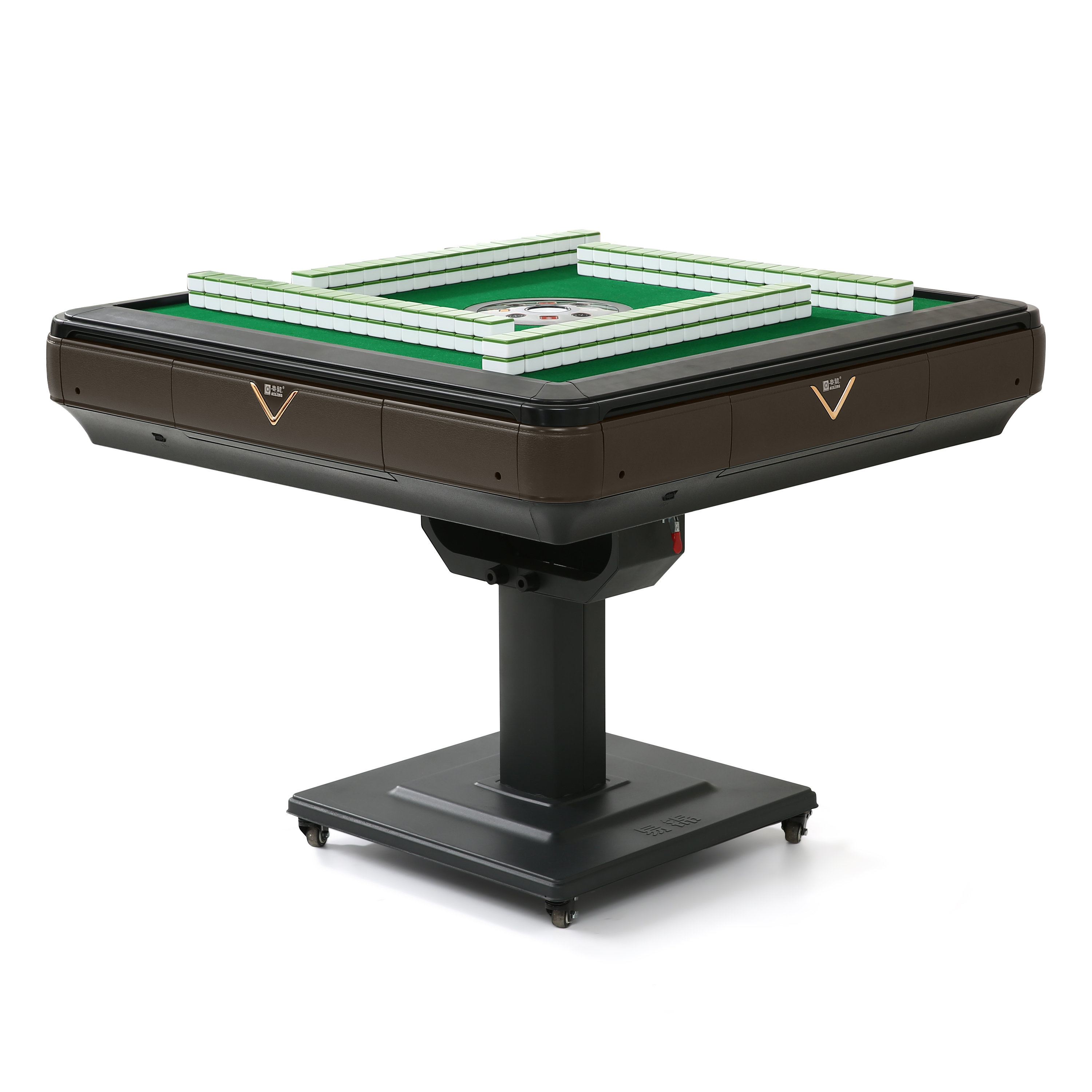 YuuYee 40.15" Automatic Mahjong Table Foldable with 152 Tiles, Built-in ...