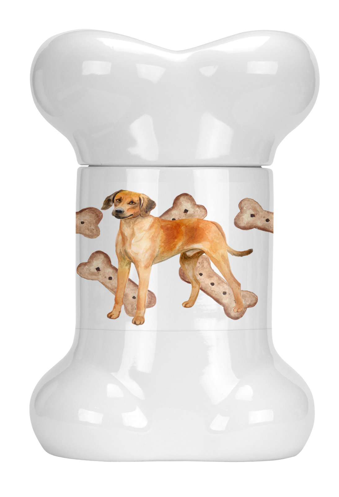 Tucker Murphy Pet™ Rhodesian Ridgeback Bone Shaped Pet Treat Jar ...