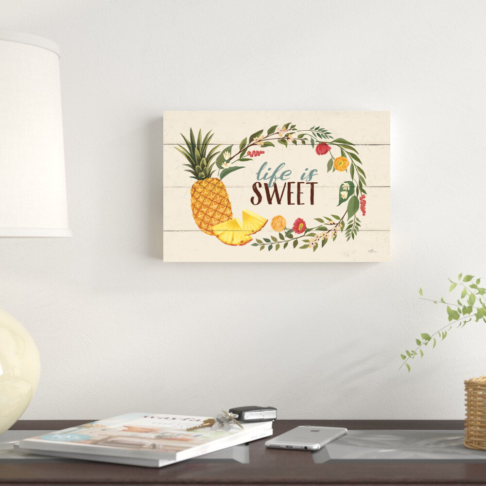 Gracie Oaks Sweet Life X by Janelle Penner - Wrapped Canvas Painting ...