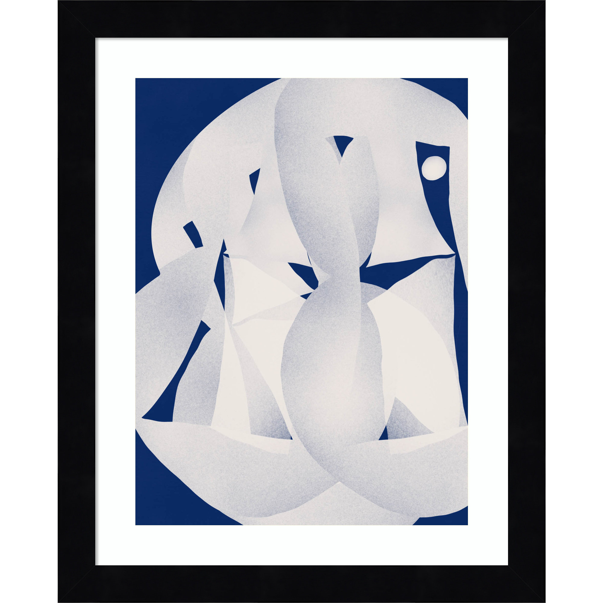 AllModern Louella Paper Sculpture Abstract by Little Dean Wood Framed ...