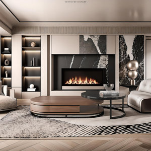 Latitude Run® Tyani 2 Piece Retro Nesting Coffee Table Set Wood Table ...