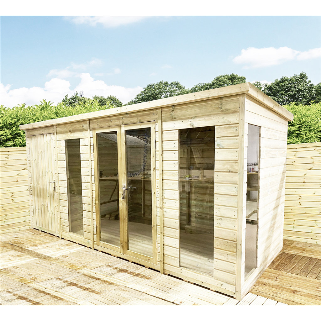 Bedford Sheds Marlborough 26 x 13 Ft. Summer House | Wayfair.co.uk