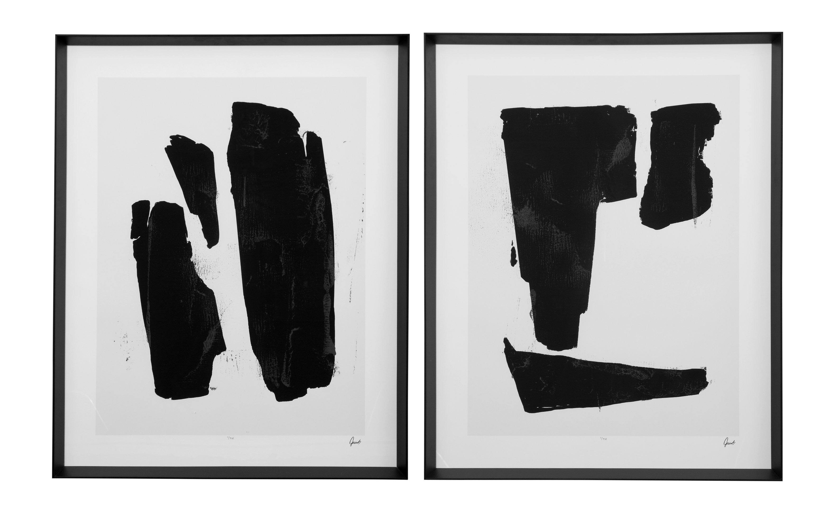 Bassett Mirror Triple Block Framed Print | Wayfair