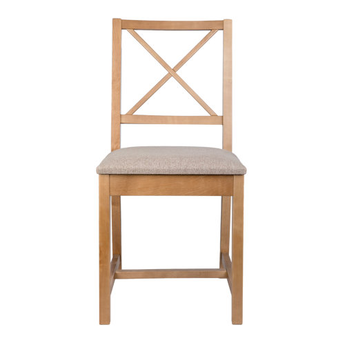 DAIVA casa Fabric Cross Back Side Chair | Wayfair