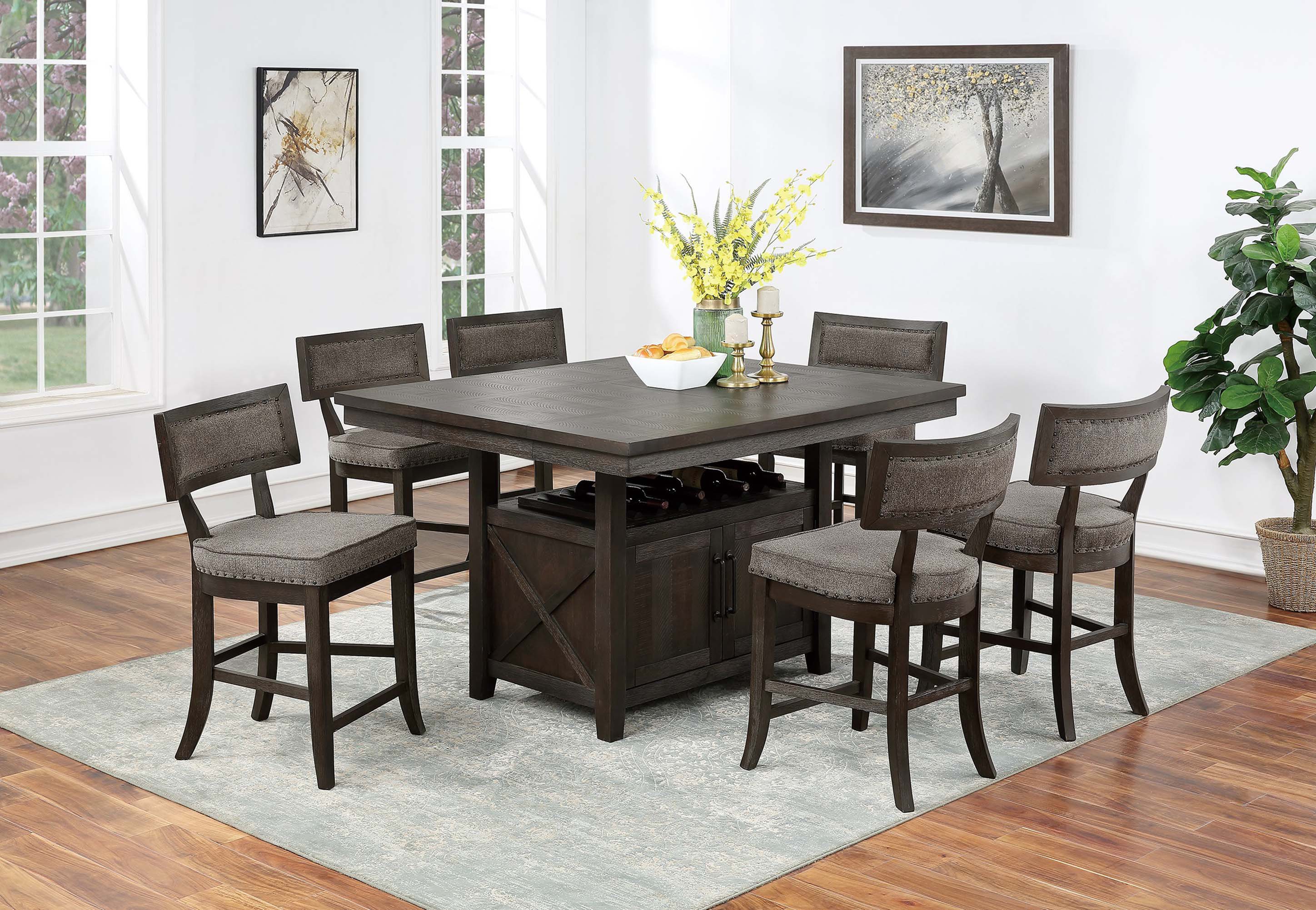 Wildon Home® Counter Height Dining Table W Butterfly Leaf Rustic ...