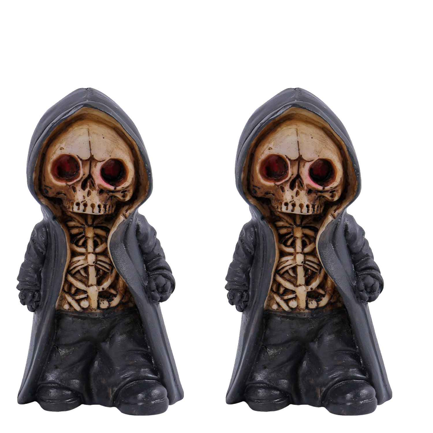 Dakota Fields Set Of 2 Skeleton Decor,Elevate Your Space With Cool Skeleton Figurines – Fun And ...