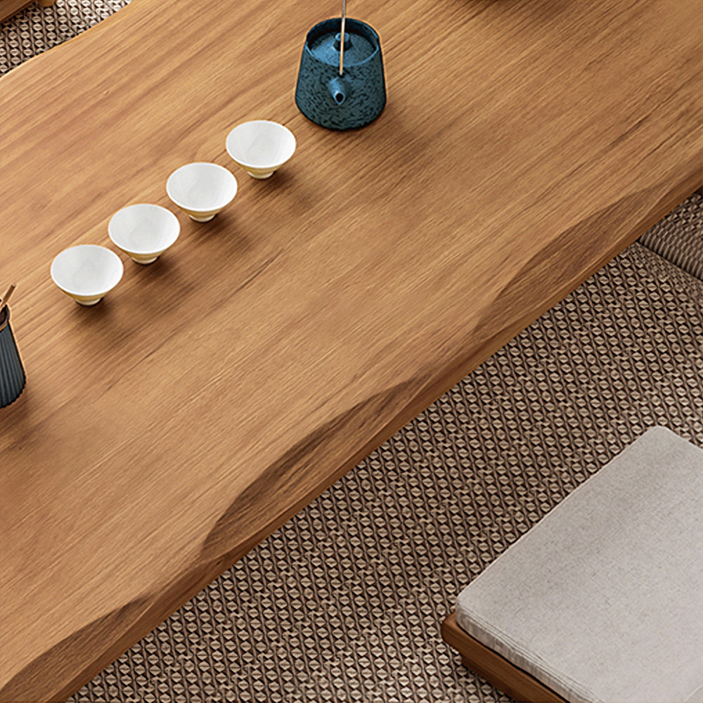 Flexy Infotech Burlywood Solid Wood Free form Coffee Table | Wayfair