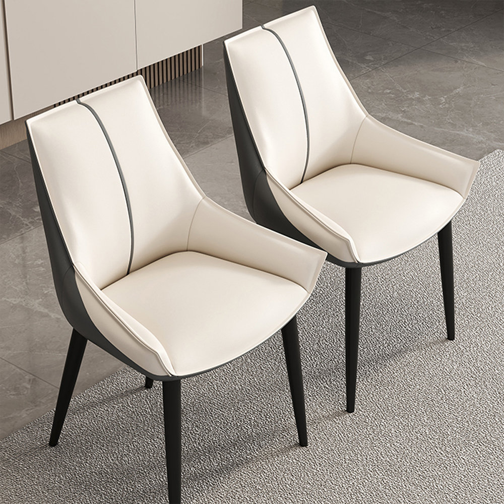 Corrigan Studio® Solid back side Chair(Set of 2) | Wayfair