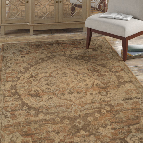 Bungalow Rose Kline Hand Knotted New Zealand Wool Oriental Rug | Wayfair